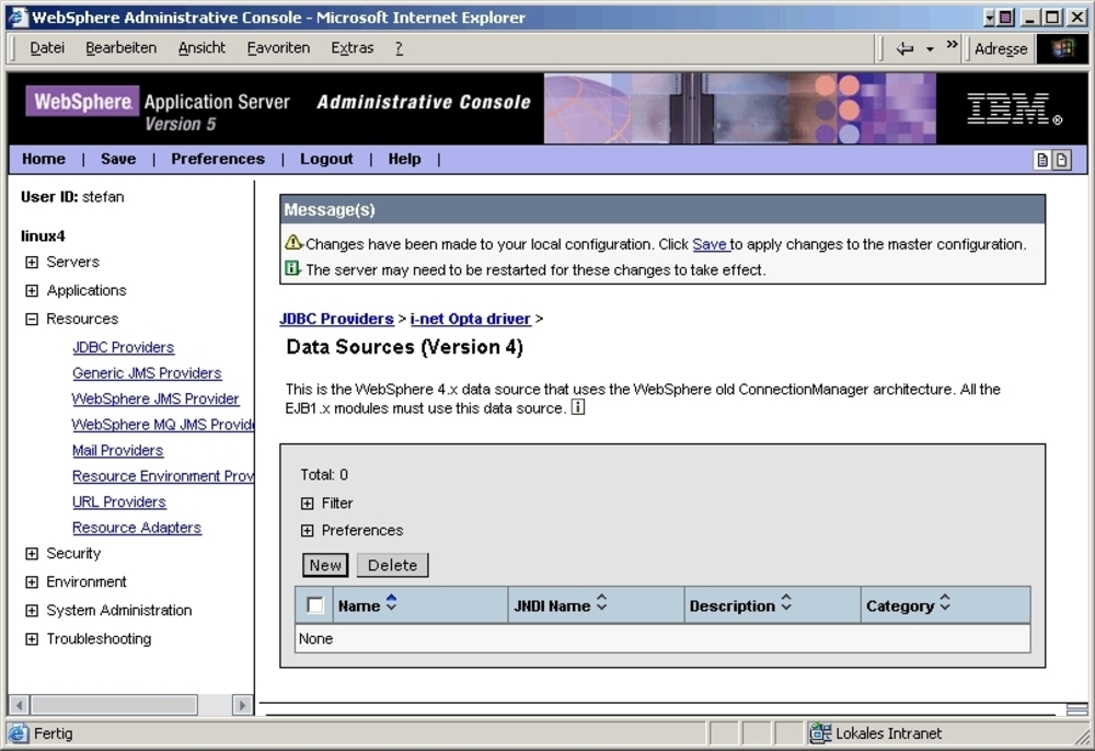 Websphere 5 0
